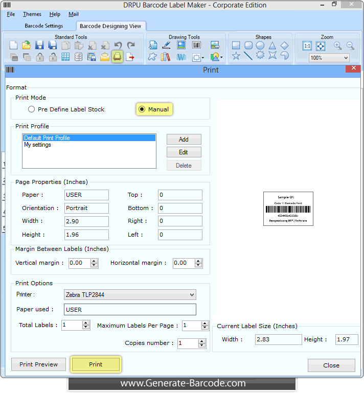 Code 11 barcode font generated by barcodes software - Generate-Barcode.com