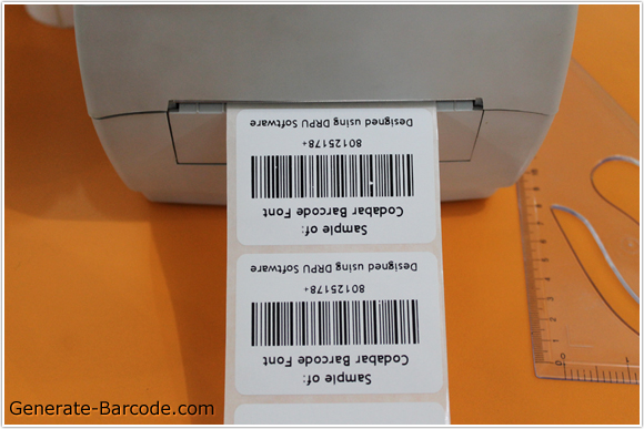 Codabar barcode font designed by DRPU barcode software - Generate ...