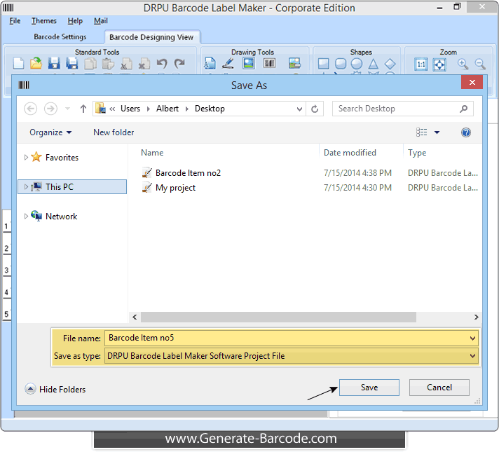 Save designed barcode log working procedure – Generate-Barcode.com Save designed barcode log working procedure – Generate-Barcode.com