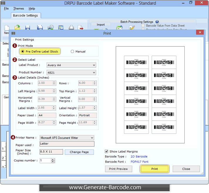 Watch Standard Edition Barcode Maker Software screenshots - Generate ...
