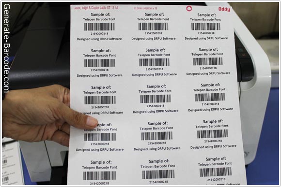 Create ready to print telepen linear barcode font – Generate-Barcode.com